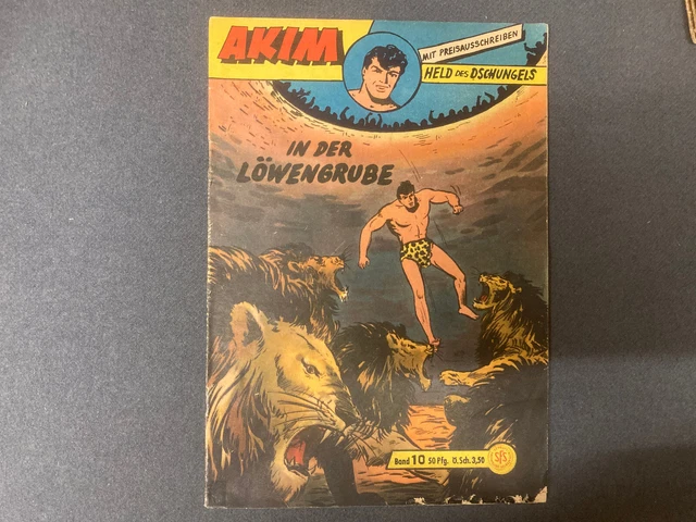 LEHNING: AKIM HELD des Dschungels Comic Heft 10 (50er Jahre) [1983] EUR 11,16 - PicClick DE