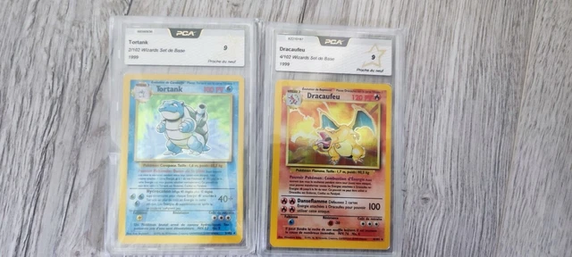 CARTE POKÉMON DRACAUFEU tortank set de base pca 9 EUR 2.500,00 ...