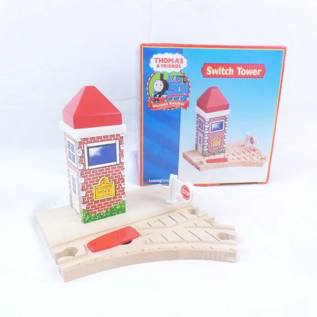 THOMAS & FRIENDS WOODEN RAILWAY Switch Tower 99334 GULLANE Boxed ...