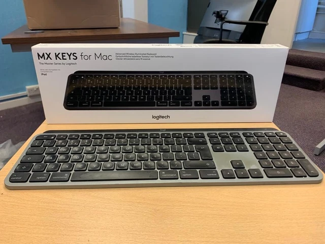 LOGITECH MX KEYS Wireless Illuminated Keyboard - Black £50.00 - PicClick UK