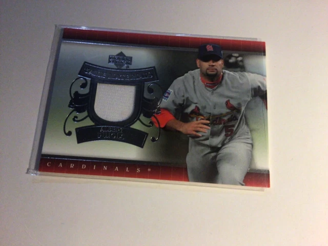 2007 UPPER DECK Albert Pujols jeu matériaux d'occasion carte de ...