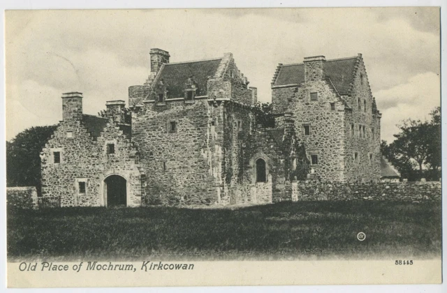 OLD PLACE OF Mochrum Kirkcowan Dumfries & Galloway Vintage Postcard C18 ...