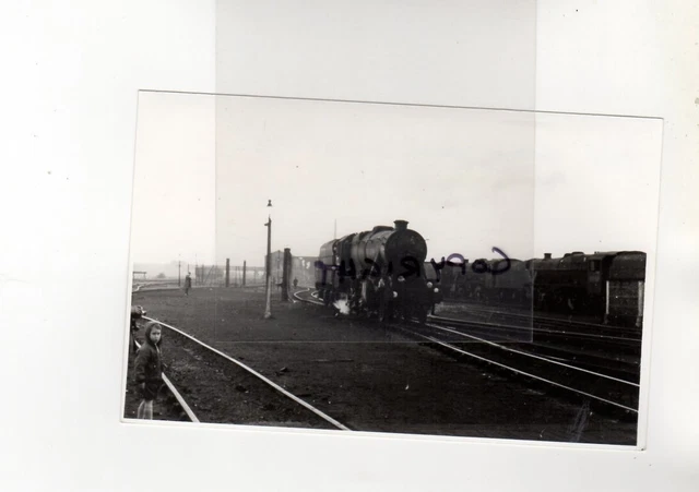 RAIL PHOTO LNER GCR CLC Heaton Mersey shed Stockport Cheshire LMS MR £3 ...