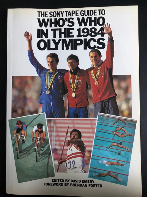 SONY GUIDE TO Who's Who In The 1984 Olympics £2.25 - PicClick UK
