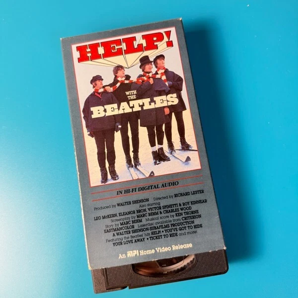 THE BEATLES &HELP!& Soundtrack~British VHS Comedy Movie (1987)~Pre ...