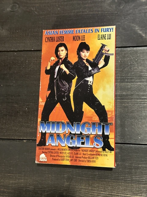 VINTAGE MIDNIGHT ANGELS VHS Video Tape Movie Cynthia Luster Martial ...