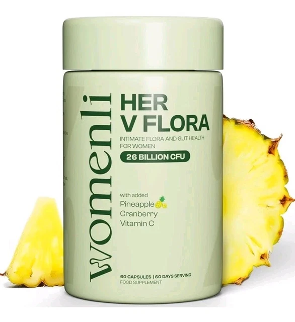 WOMENLI HER V Flora Probiotic 26 billion CFU 60 Capsules £21.47 - PicClick UK