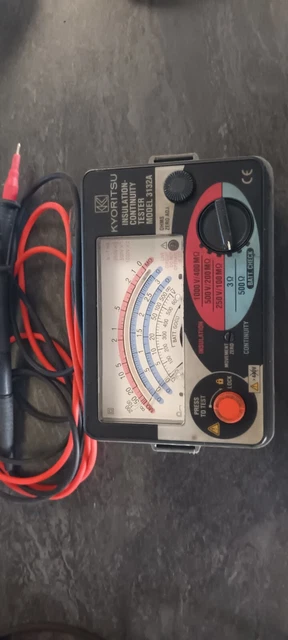 APPAREIL DE MESURE Kyoritsu insulation continuity tester model 3132A £ ...