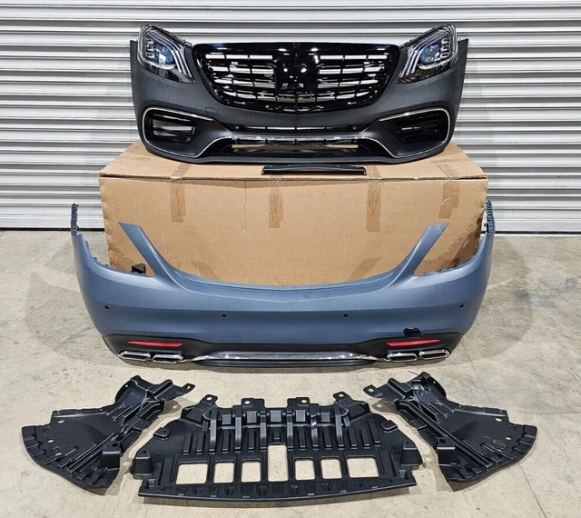 MERCEDES S CLASS W222 S63 AMG Body Kit 13-17 Bumper Grill Headlamps ...