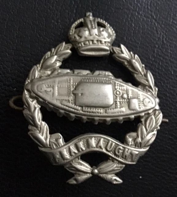 ORIGINAL WW2 ROYAL Tank Regiment Cap Badge RTR Corps - Genuine WWII ...