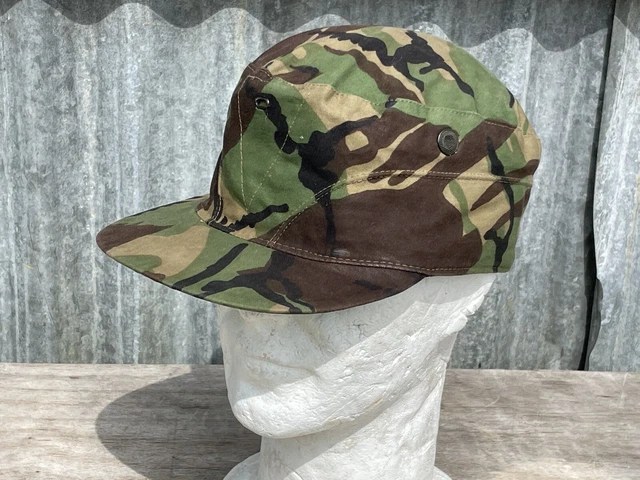 RARE BRITISH ARMY FALKLANDS WAR 1968 PATTERN DPM CRAP HAT 7 3/8 57cm £ ...