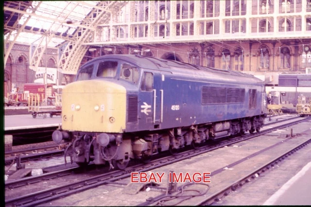 ORIGINAL 35MM SLIDE CLASS 45 LOCO NO 45120 AT ST PANCRAS 8/82 £4.00 ...