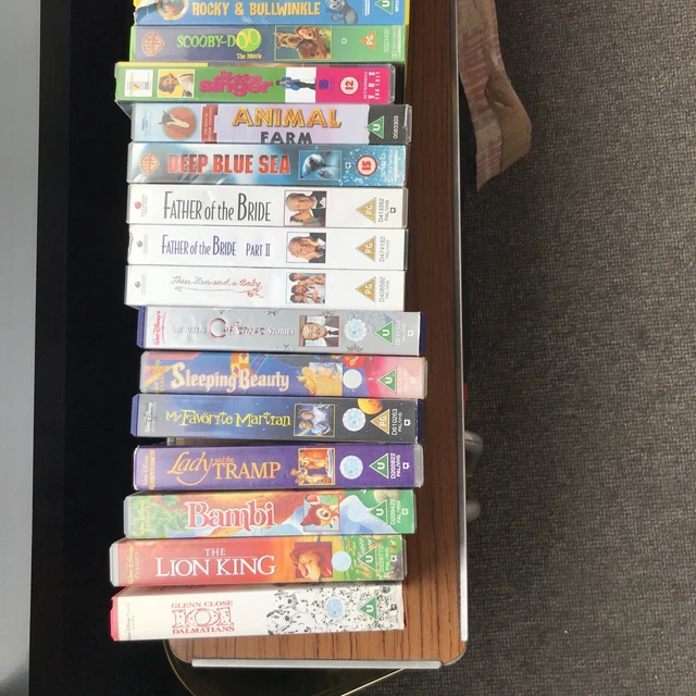 VHS JOB LOT Disney Kids 47 Tapes Bundle Video Sell Thru £5.00 - PicClick UK