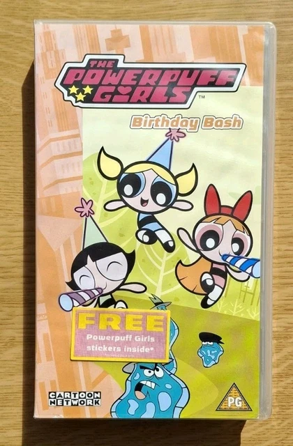 THE POWERPUFF GIRLS Birthday bash VHS 2002 Cartoon Network UK PAL £7.95 ...