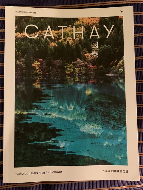 CATHAY PACIFIC AIRWAYS Inflight Magazine November 2023 Airlines £10.27 ...