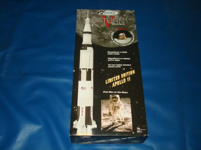ESTES Limited Edition APOLLO 11 Saturn V Flying Model Rocket Kit $99.99 ...