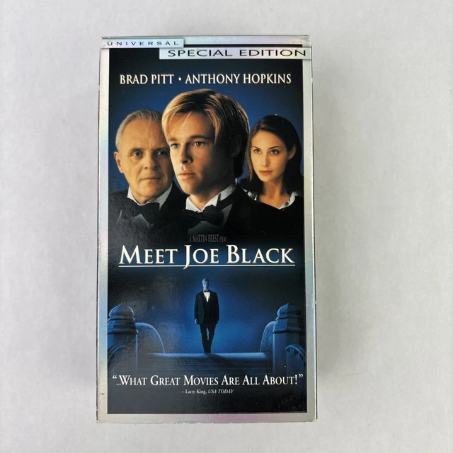 MEET JOE BLACK (VHS, 1998) Brad Pitt, Anthony Hopkins £4.99 - PicClick UK