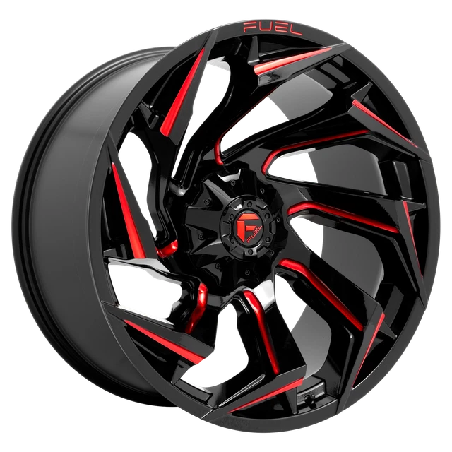 20X9 FUEL D755 REACTION Gloss Blk Mill Wheel 8x180 (20mm) Set of 4 EUR ...