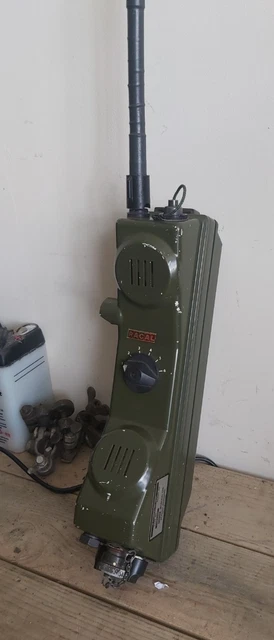 RACAL ARMY MILITARY Handheld Vhf Portable Radio Prm4160T Sn:02769 £99. ...