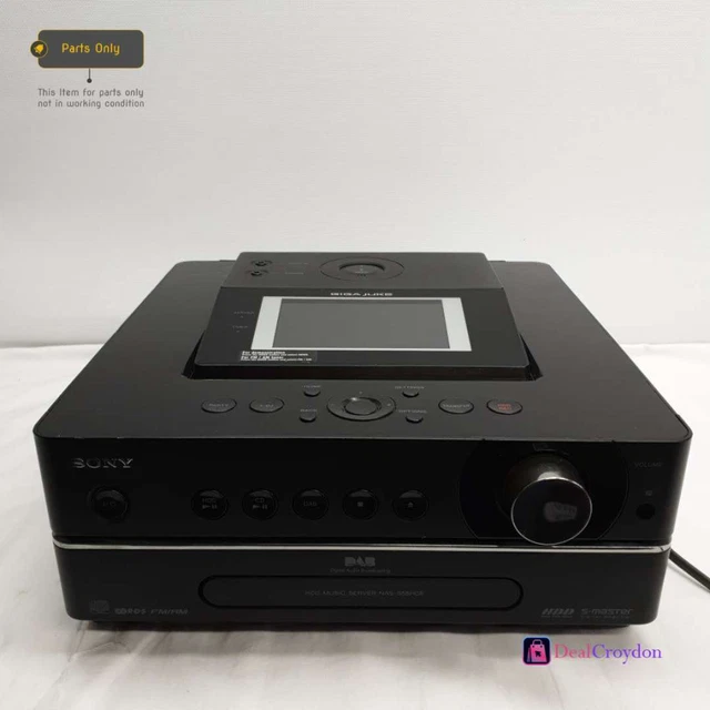 SONY NAS-S55HDE HDD Network Audio System Gigajuke Dab Cd Fm Am For ...