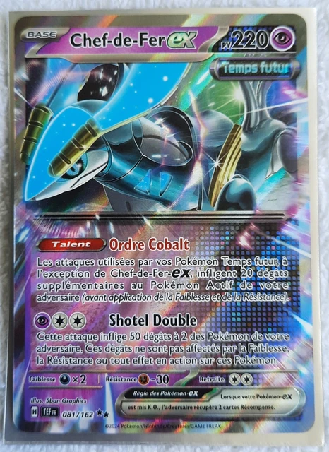 CARTE POKÉMON CHEF-DE-FER EX 081/162 EV05 Forces Temporelles FR EUR 1 ...