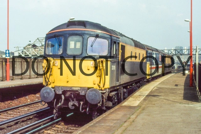 UK DIESEL TRAIN Railway Photograph Of Class 33 33118 Loco. (Rm33-325) £ ...