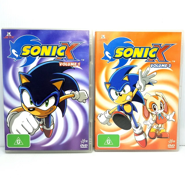 SONIC X : Volume 1 & 3 (DVD 2003 PAL Region 4) Animated Cartoon £9.59 - PicClick UK