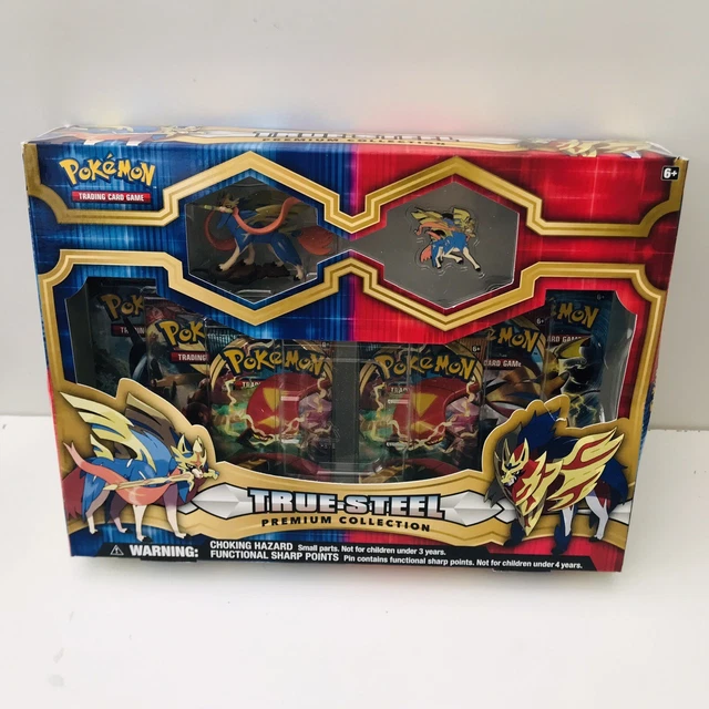 POKEMON ZACIAN TRUE Steel Premium Collection Box 6 Boosters NEUF SCELLÉ ...