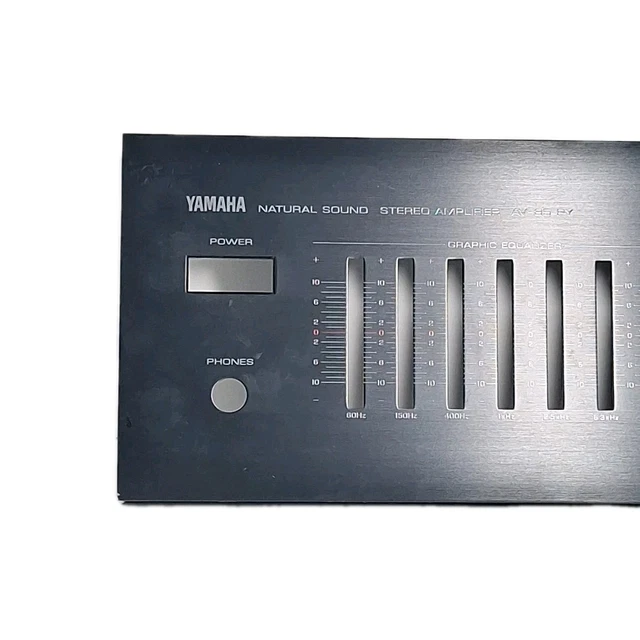 YAMAHA NATURAL SOUND STEREO AMPLIFIER AV-85 PY Replacement Face Plate ...