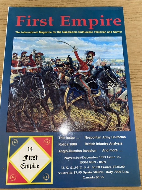 FIRST EMPIRE ISSUE No:14 - The Magazine For Napoleonic Wargamers £2.99 ...