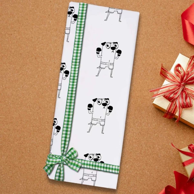 'DOG BOXER STANDING' Gift Wrap / Wrapping Paper / Gift Tags (GI053602 ...