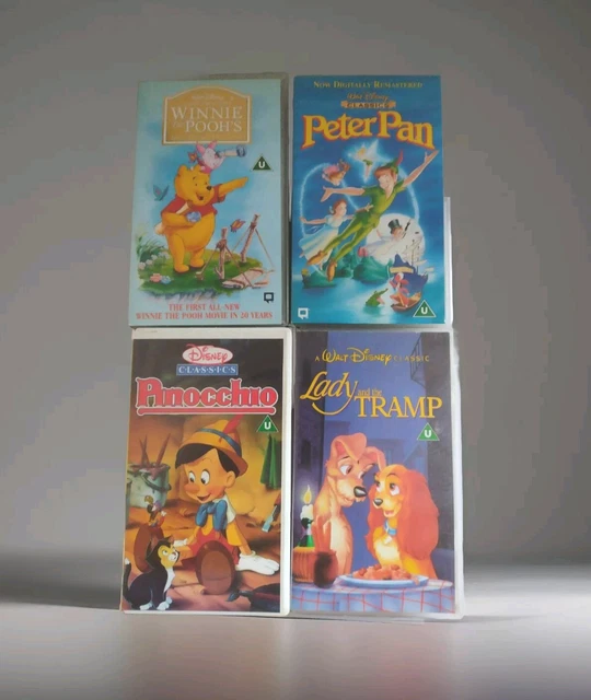 WALT DISNEY CLASSICS VHS Bundle Of 4 Disney Video Tapes - Excellent ...