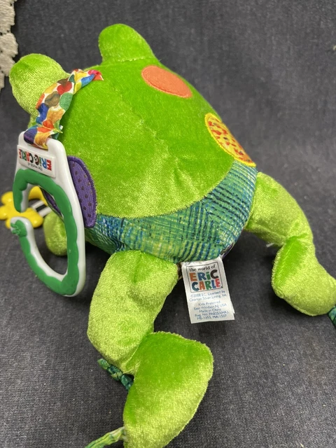 ERIC CARLE FROG Plush Baby Toddler Hanging Sensory Toy Kids Preferred ...