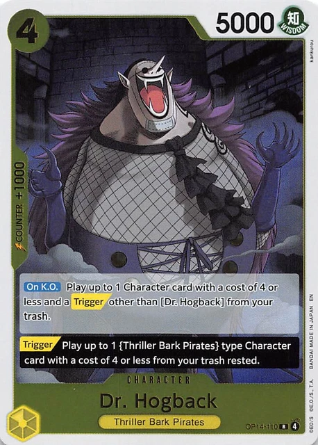 DR. HOGBACK FOIL OP14-110 The Azure Sea's Seven One Piece $4.16 ...