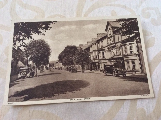 OLD POSTCARD - Plascoch Hotel, High Street, Bala, Gwynedd, Wales ...