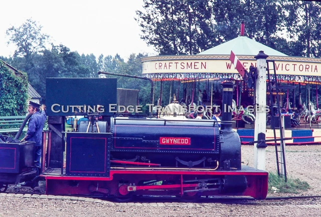 ORIGINAL RAILWAY SLIDE: ex-Penrhyn 'Gwynedd' at Bressingham 1970 40/36 ...