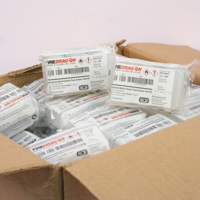 12 X NEW British Army Bcb Fire Dragon Gel Fuel Blocks For Feild Cookers ...