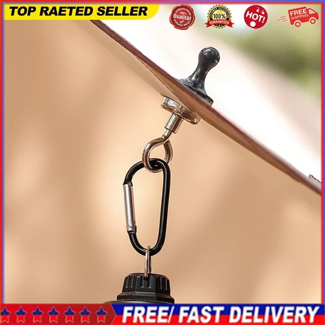 HANGING CARABINERS HEAVY Duty Mini Magnetic Hooks Metal for Tent Canopy ...