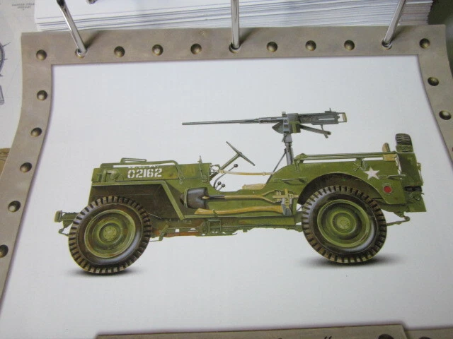 MILITÄR LKW LEICHT Typenblatt Willys GP Jeep USA 1941 EUR 4,90 ...