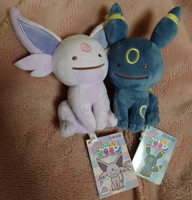 TRANSFORM DITTO UMBREON Espeon Pokemon Center Original Limited Plush ...