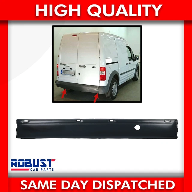 REAR BUMPER NO Parking Sensor Holes For Ford Transit Connect 1387174 £ ...