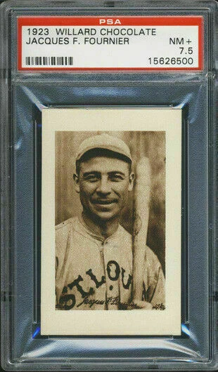 1923 V100 WILLARD'S Chocolate Jack Fournier PSA 7,5 Cardinals Saint ...