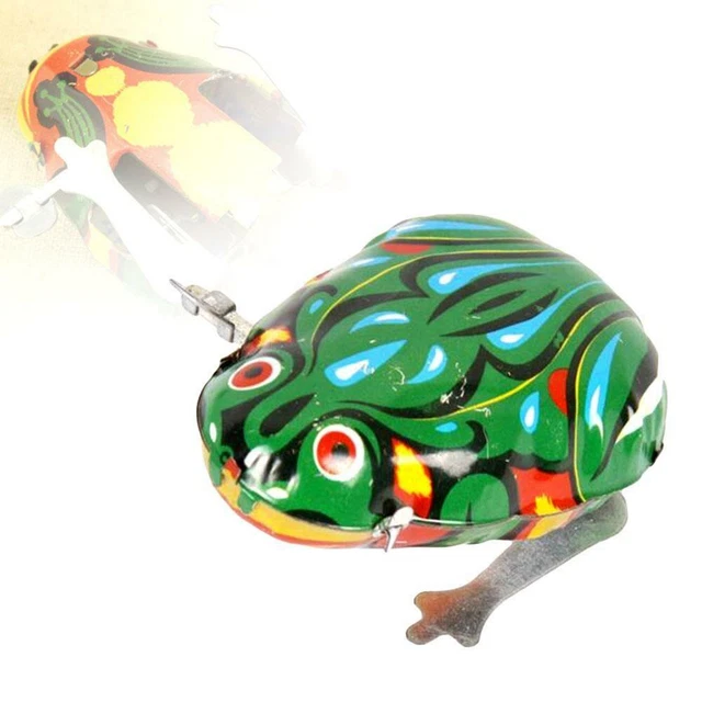 VINTAGE WIND UP Animal Jumping Frog Retro Classic Clockwork Gift > EUR ...