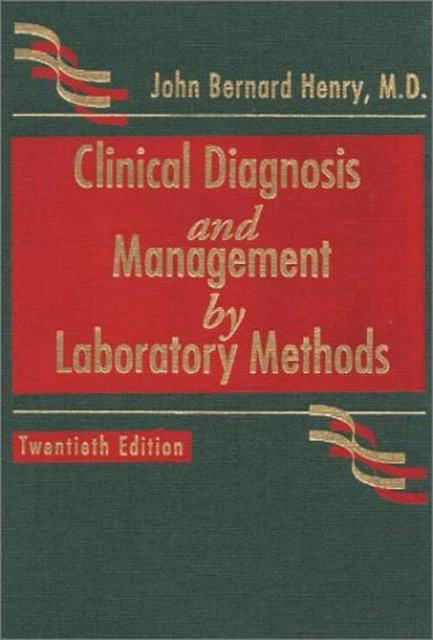 CLINICAL DIAGNOSIS AND Management by Laboratory Methods Hardcover £9.65 ...