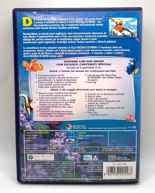 DISNEY PIXAR FINDING Nemo - 2 DVD £7.26 - PicClick UK