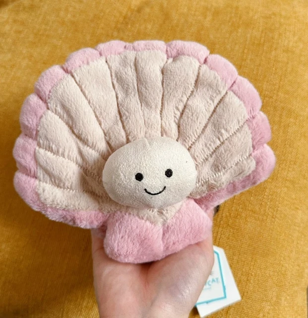 ADORABLE JELLYCAT CLAM Clemmie Ocean Plush, with Dust Bag, Best Friend ...