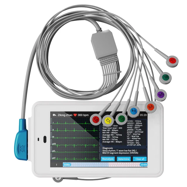 6/12-KANAL EKG-GERÄT MIT Glasgow-Algorithmus Automatischen Analyse von ...