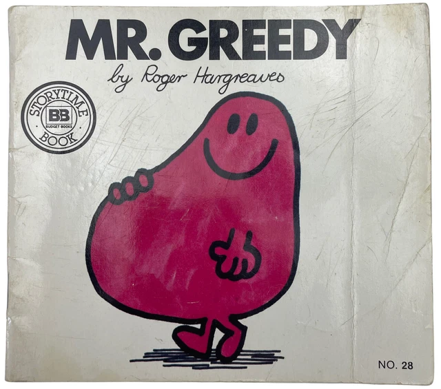 MR GREEDY MR Men & Little Miss Book by Roger Hargreaves 1993 Vintage £5 ...