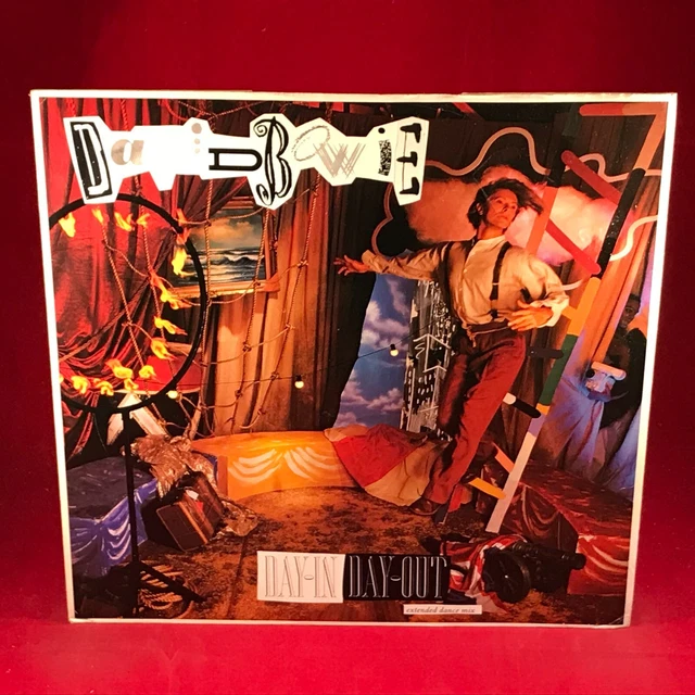 DAVID BOWIE DAY In Day Out 1987 Royaume-Uni 3 pistes 12 pouces vinyle ...
