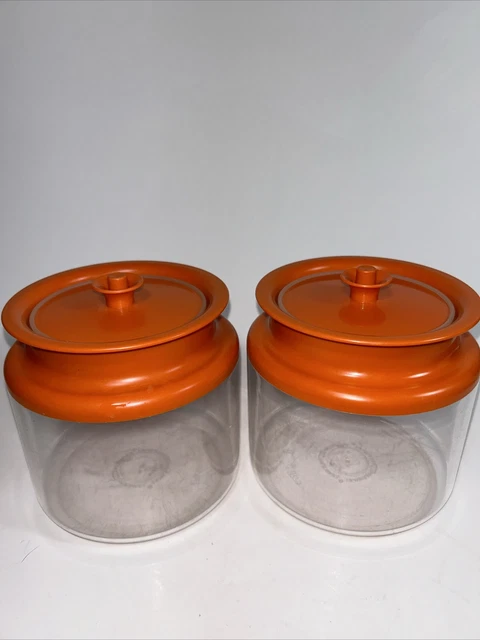 VINTAGE PUSH TOP Sealing Tupperware Storage Container 3 3/4 Cups $18.00 ...